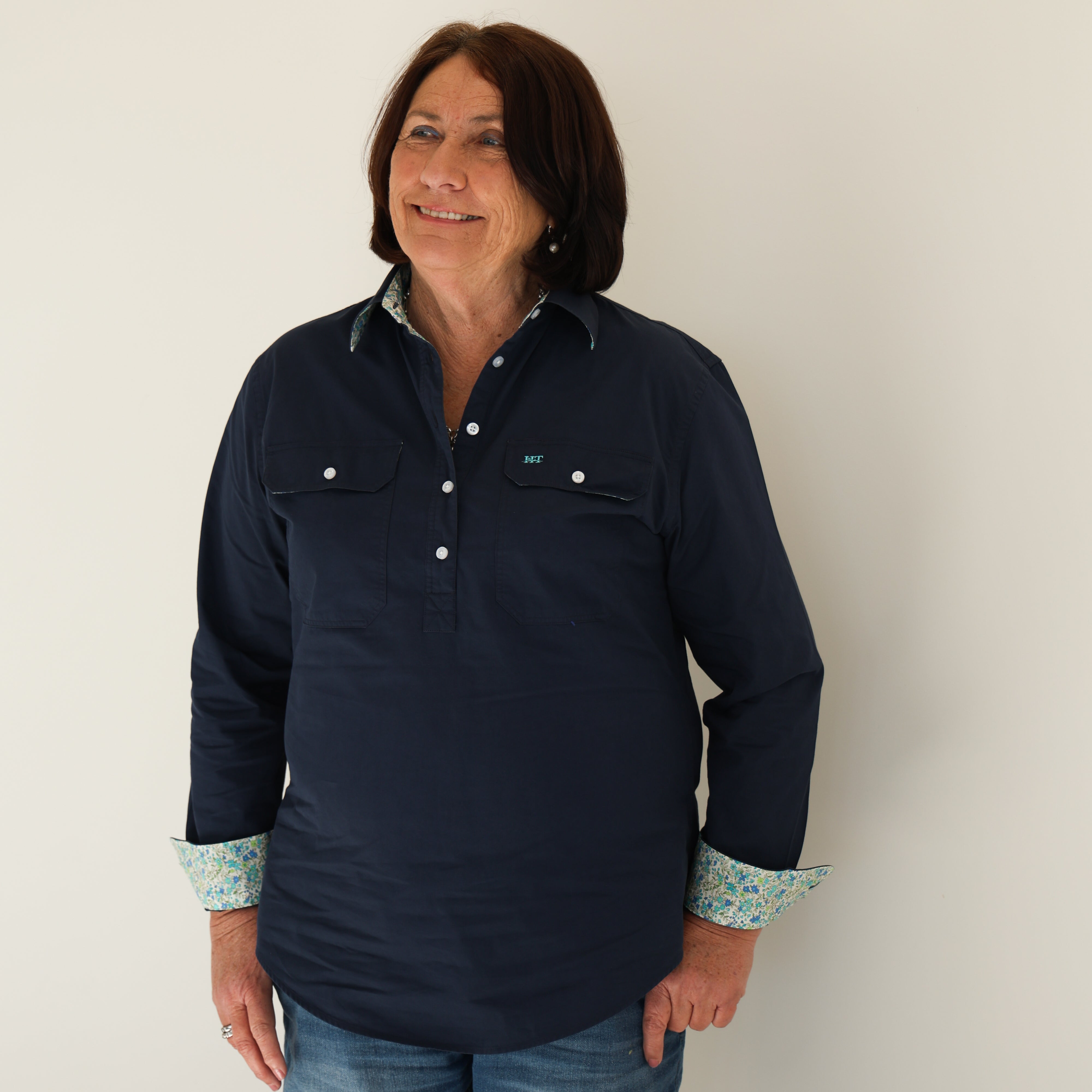 Midnight Work Shirt | Women's Work Shirts | Hide to Tide – Hide to Tide Pty Ltd
